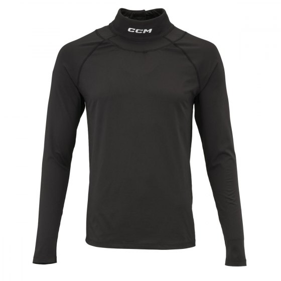 CCM triko Neck Guard Compression Top LS SR - CCM HOKEJOVÉ VYBAVENÍ